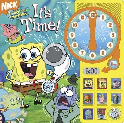 Spongebob Clock It's Time: 10 Button Clock Sound Book ( Spongebob ...