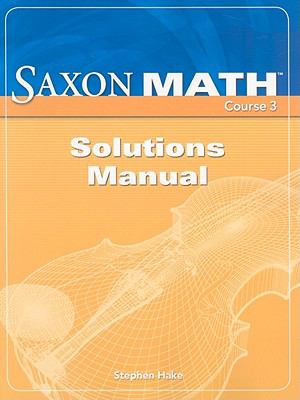 Saxon Math Course 3 Teacher Edition Pdf