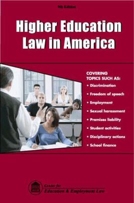Higher Education Law in America | Rent 9781933043340 | 1933043342