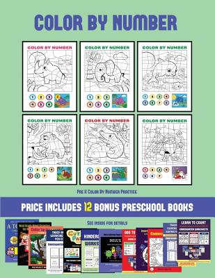 Pre K Color by Number Practice (color by Number): 20 Printable Color by ...